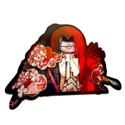 ITACHI UCHIHA Naruto Anime Decal Sticker For Truck Laptop Car 3D