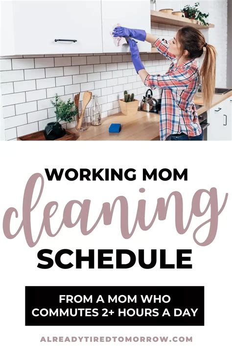 Working Mom Cleaning Schedule That S Actually Realistic Artofit