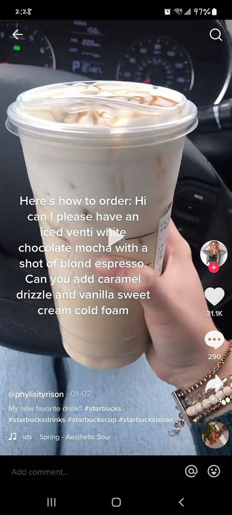 Starbucks Secret Menu Recipes Coffee Recipes Starbucks Healthy