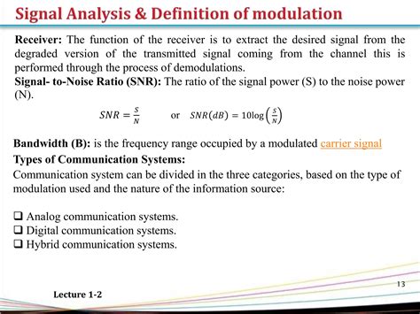 Signal Analysis Am Modulation Downlod Ppt Ppt