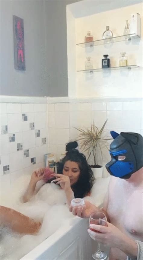 Relaxing With My Bath Bitch Serving Me Goddess Kihima Clips4sale