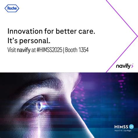 Roche On Linkedin Himss2025 Navify Digitalhealth