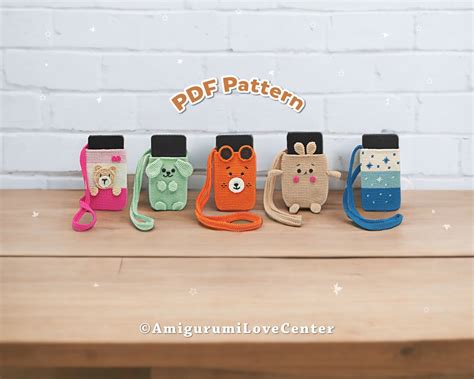 Crochet Pattern Phone Bag Amigurumi Tutorial Pdf In English Crochet