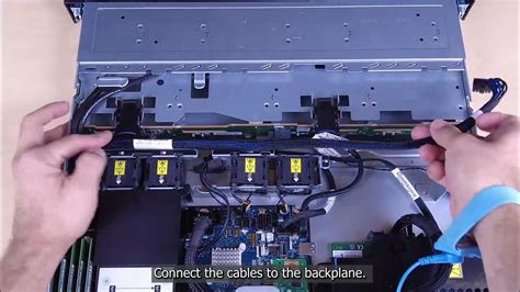 Lenovo Thinksystem Sr250 V3 Installing A 3 5 Inch Drive Backplane Youtube