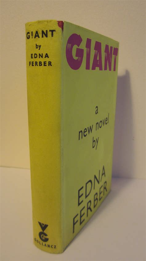 Giant By Edna Ferber Very Good Hardcover 1952 1st Edition Haddons