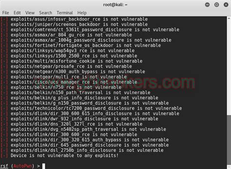 Routersploit Framework Pill Sec