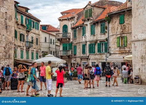 Architecture Of The Old Town In Split Croatia Editorial Photo Image