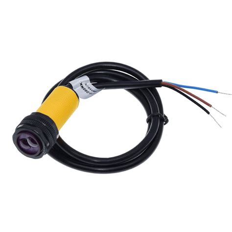 Sensor De Proximidad Infrarrojo E18 D80nk Detector De Obstáculos