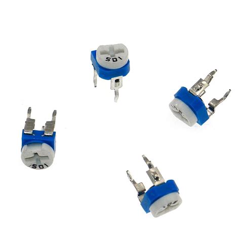 100pcs 10 Values Variable Resistor 500r To 1m Rm065 Carbon Film