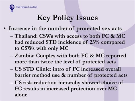 PPT Expanding Safer Sex Options Introducing T He Female Condom PowerPoint Presentation ID