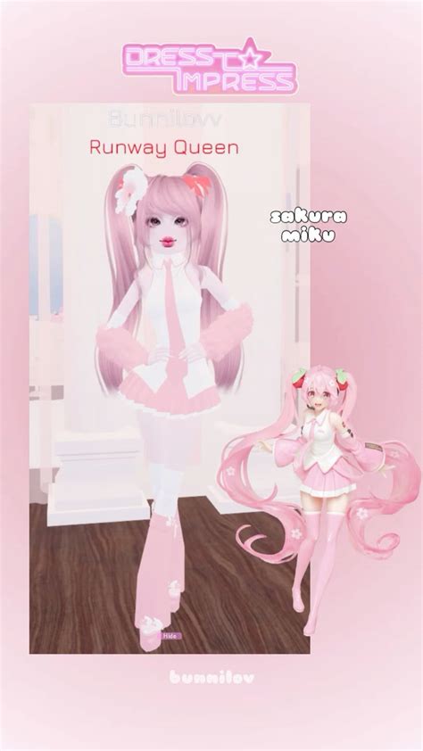 Dress To Impress Sakura Miku Dress To Impress Party Dress Inspiration Costume Party