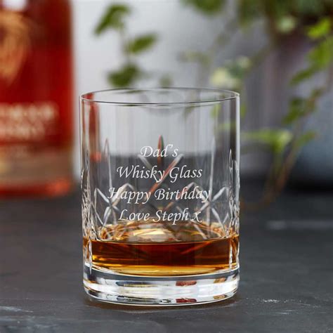 Engraved Whisky Glass Engrave Any Message Or Logo On A Whisky Glass