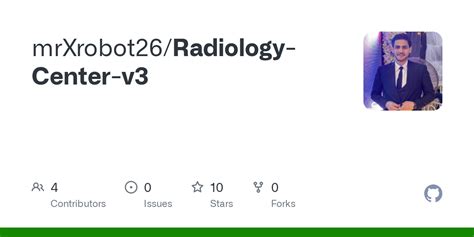 Github Mrxrobot26radiology Center V3