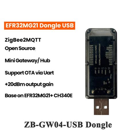 Piece ZigBee Labs Mini EFR MG Open Source Hub Gateway USB Dongle Chip Module Universal