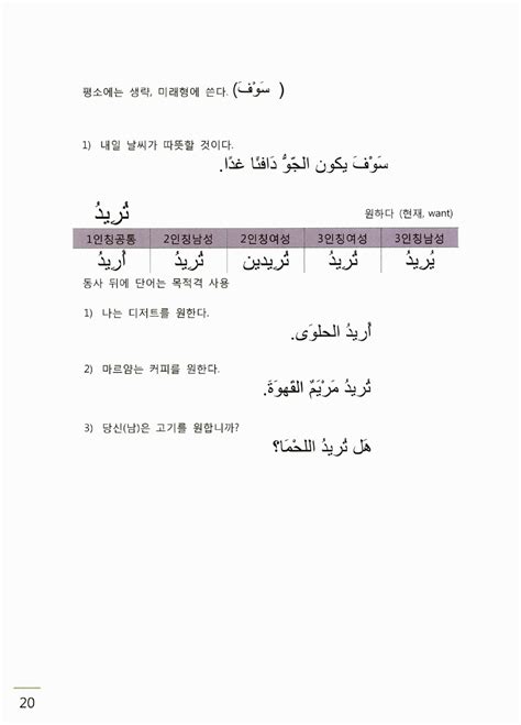 알라딘 미리보기 기초 아랍어 단어 워크북