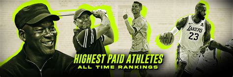 Le classement des 50 athlètes les mieux payés de tous les temps