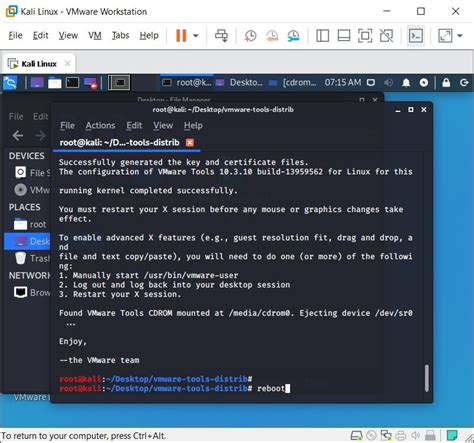 How To Install Vmware Tools On Kali Linux Geekrar