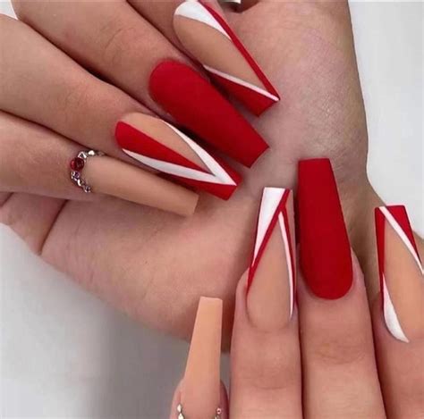 Red Matte Nail Designs Red Matte Nail Designs