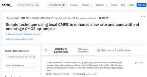 Simple Technique Using Local Cmfb To Enhance Slew Rate And Bandwidth Of