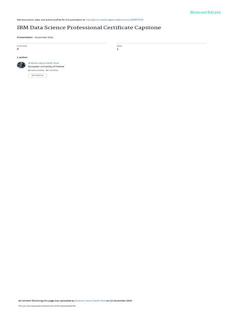 Ibm Data Science Professional Certificate Capstone Signed Pdf