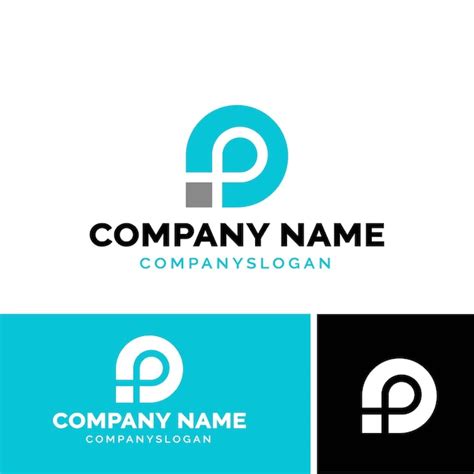 Premium Vector P Tech Logo Design