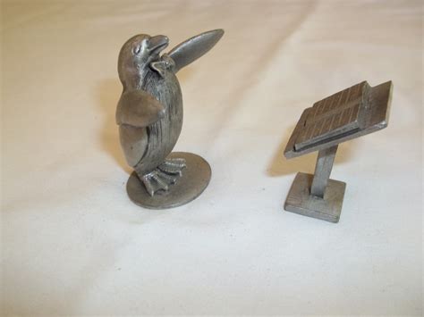 Free Ship Vintage Hudson Pewter Figurine Pierre Penguin