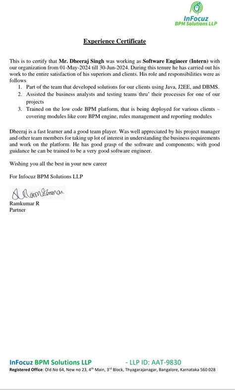 dheeraj singh on linkedin thrilled to share my internship certificate