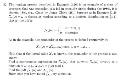 Solved Another Random Process Which Resembles That Of Chegg