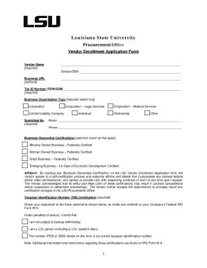 Fillable Online Fas Lsu Lsu Form Fax Email Print PdfFiller