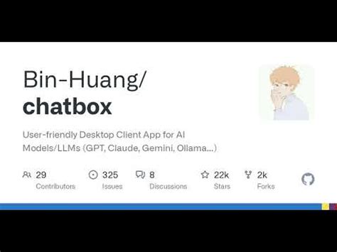 GitHub Bin Huang Chatbox User Friendly Desktop Client App For AI