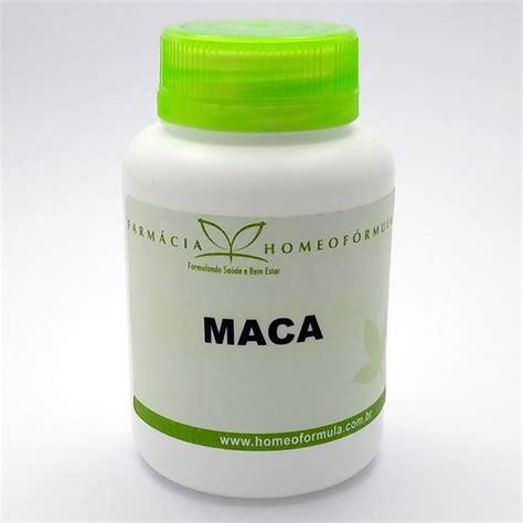 MACA 400MG 60 CÁPSULAS Homeofórmula