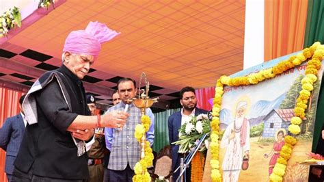 Constitutional Flaw Removed Panchayat Polls In Jandk Soon L G Manoj