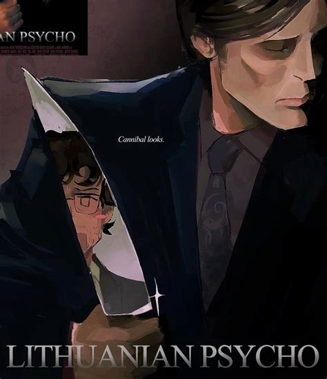 Hannibal Lecter Patrick Bateman And Will Graham American Psycho And 1 More Drawn By