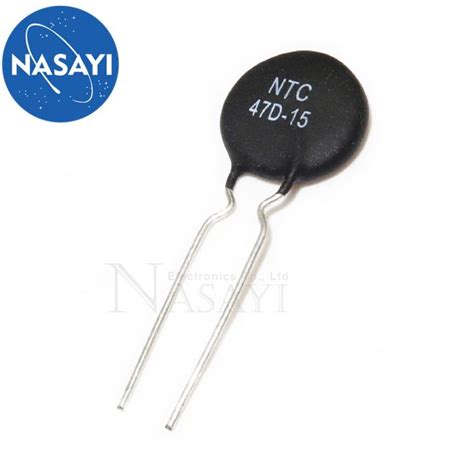 10pcs Ntc Thermistor Ntc47d 15 47d 15 Negative Temperature Coefficient