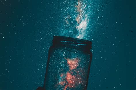 Holding Galaxy Royalty Free Photo