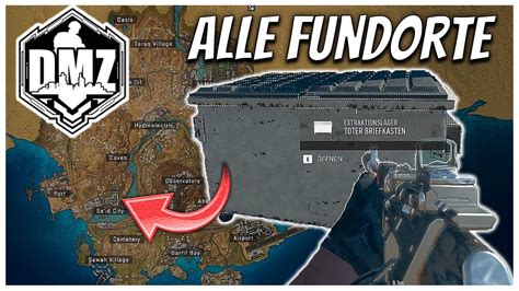 Alle Müllcontainer Toter Briefkasten Fundorte in DMZ Tipps Tricks