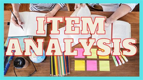 What Is Item Analysis Youtube