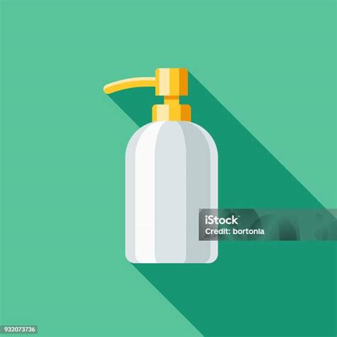 肥皂分配器平面設計清潔圖示與側面陰影向量圖形及更多梘液容器圖片 梘液容器 乾淨 剪貼畫 Istock