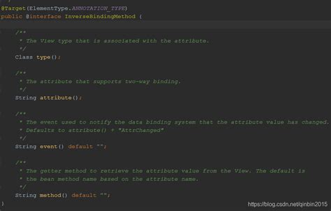 Databinding之自定义双向绑定一bindingmethods Inversebindingmethods Csdn博客