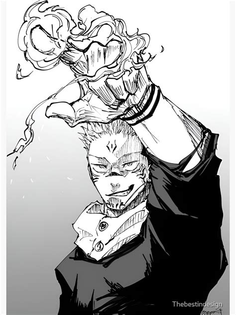 Ryoumen Sukuna Jujutsu Kaisen Sticker For Sale By Thebestindesign