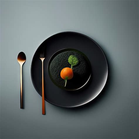 Premium Ai Image Luxury Plate Of Vegan Food