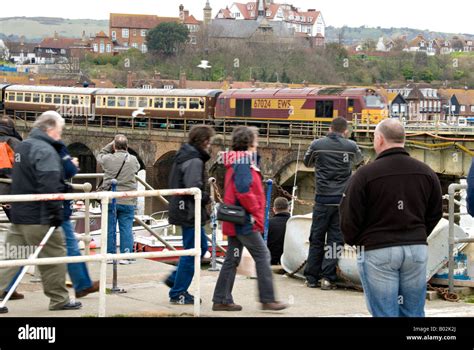 Class 67 Diesel Brings In A Special Charter Train To Folkestone Harbour