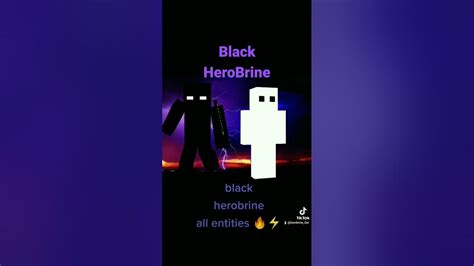 Black Herobrine All Entities Herobrine Youtube