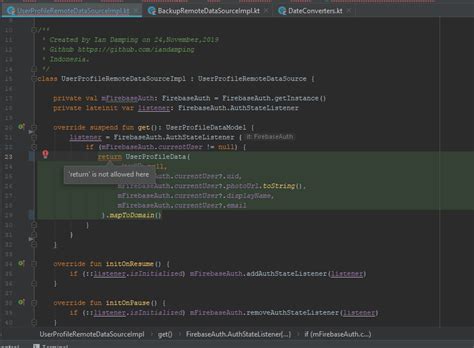 Return Suspend Function Firebaseauth By Ian Christian Adolfian