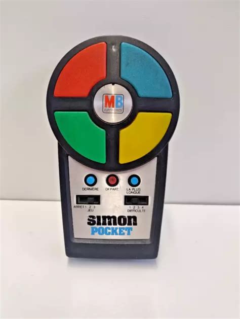 Simon Pocket Jeu Ancien Jouet Mb Electronics Vintage Pile Occasion Eur