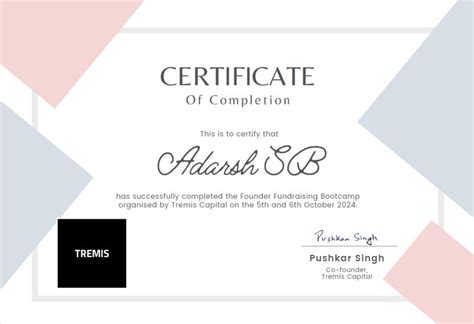 Adarsh S B On Linkedin I Am Excited To Share That I Recently Completed