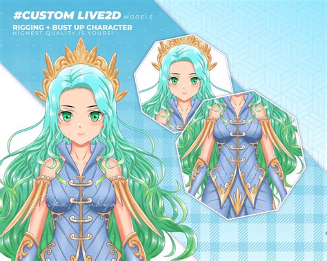 Custom Vtuber Live2d Bust Up Model With Rigging Custom Etsy Uk