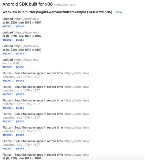 Webview Flutter Hybrid Composition Fails To Dispose Native Webview