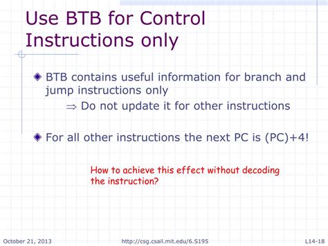 Ppt Constructive Computer Architecture Branch Prediction Arvind