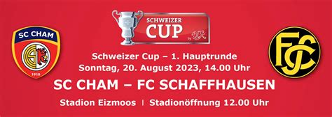 Sc Cham Vor Cup Spiel Gegen Den Fc Schaffhausen
